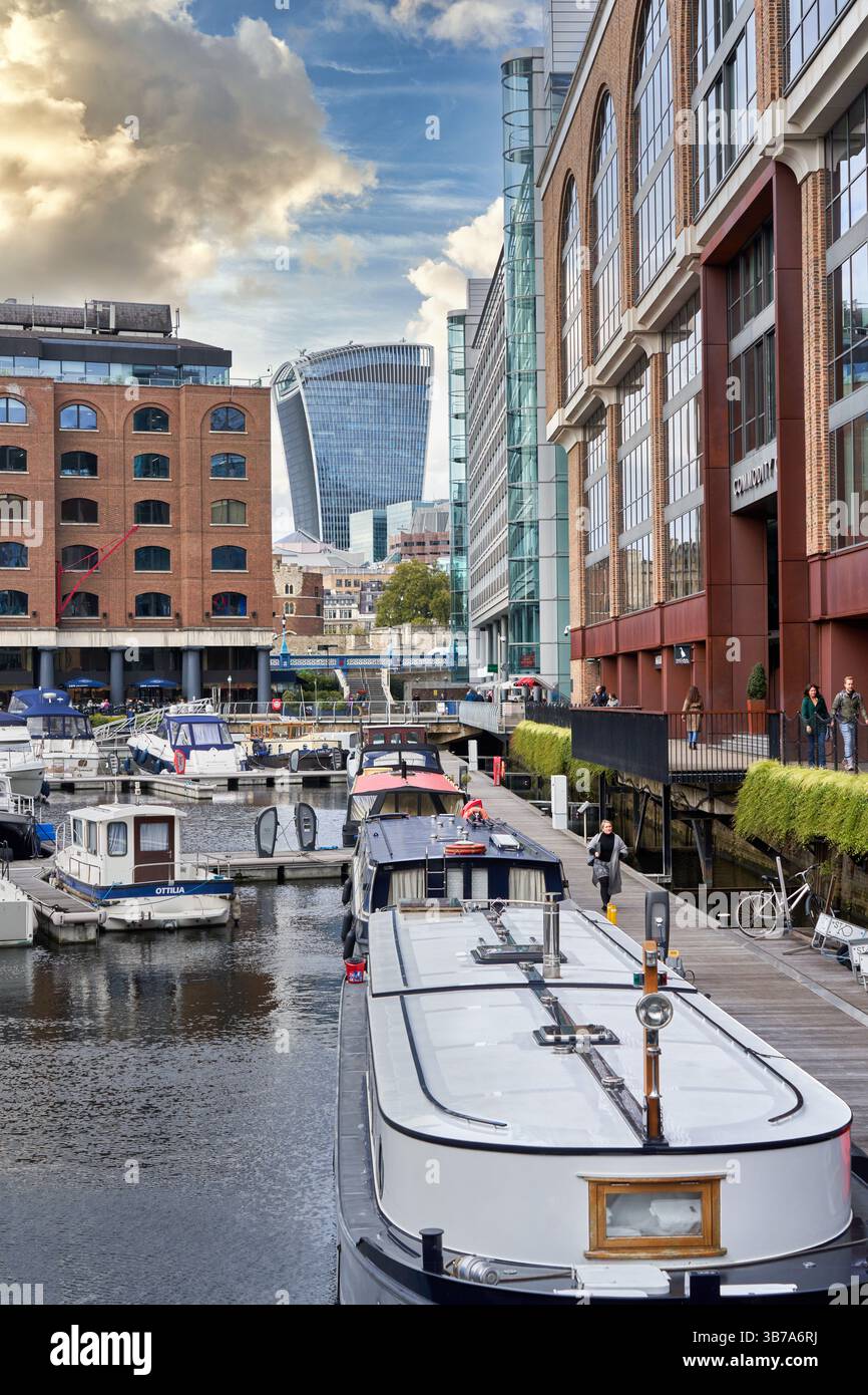 St Katharine Docks Marina, London, England, UK Stock Photo - Alamy
