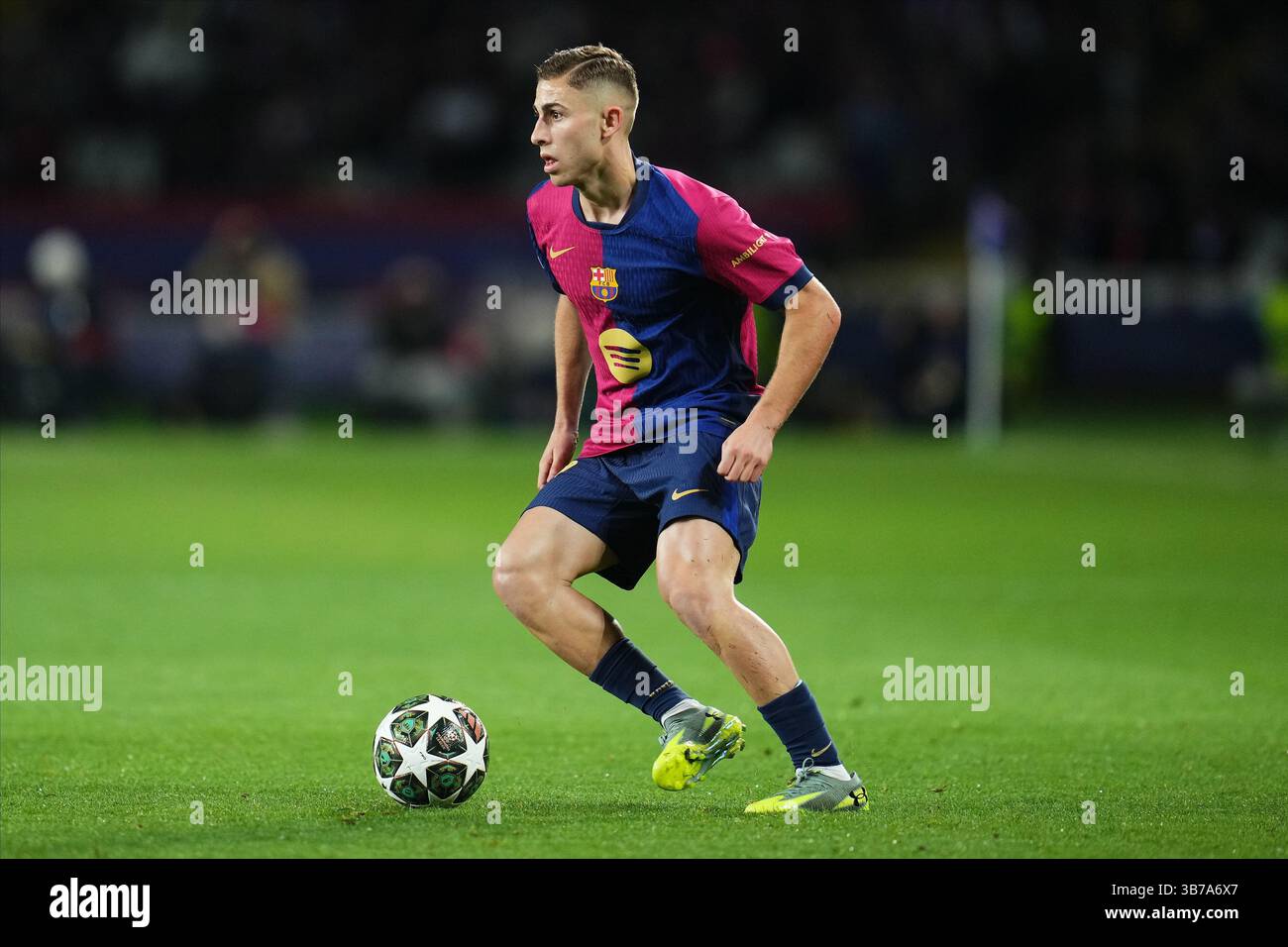 Barcelona, Spain. 01st May, 2025. Fermin Lopez of FC Barcelona during ...