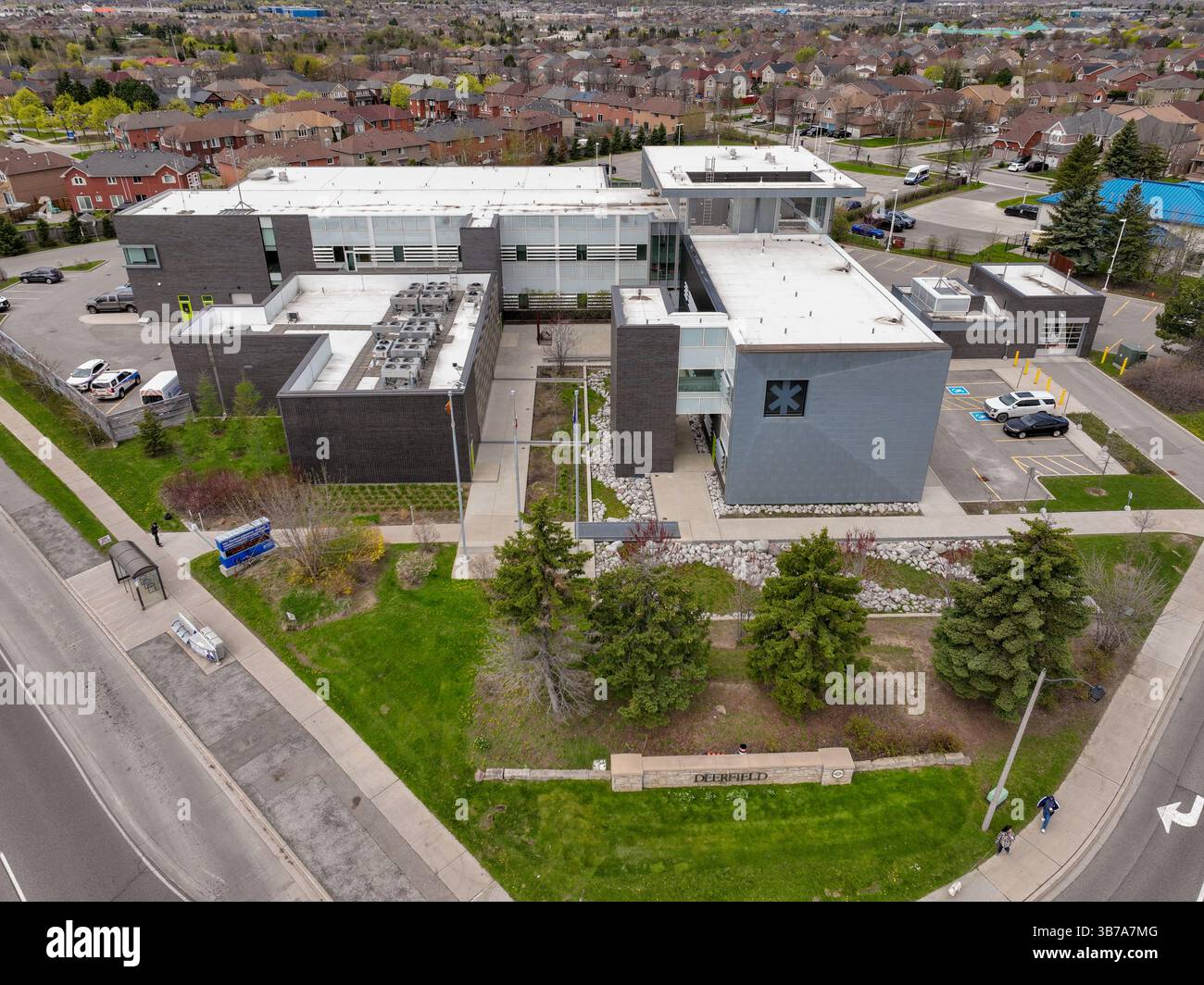 Aerial view of Peel Regional Paramedic Services Fernforest ...