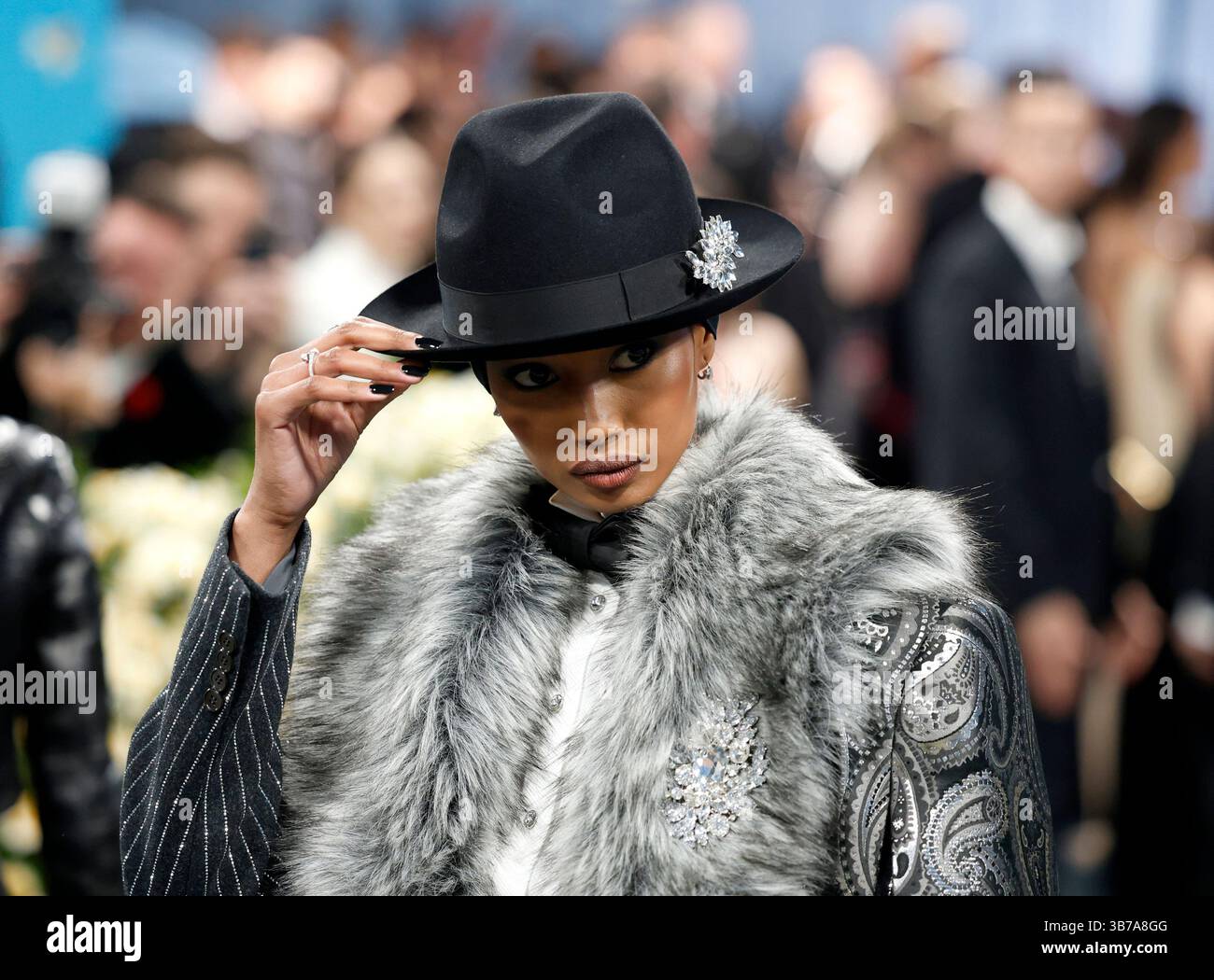 New York, United States. 05th May, 2025. Ugbad Abdi arrives on the red ...
