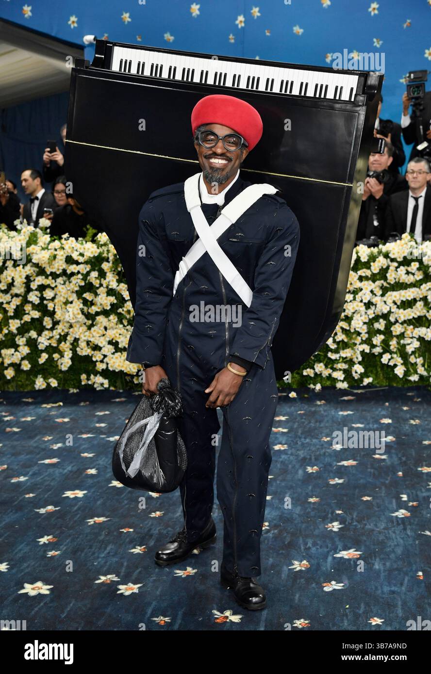 Andre 3000 attends The Metropolitan Museum of Art's Costume Institute ...