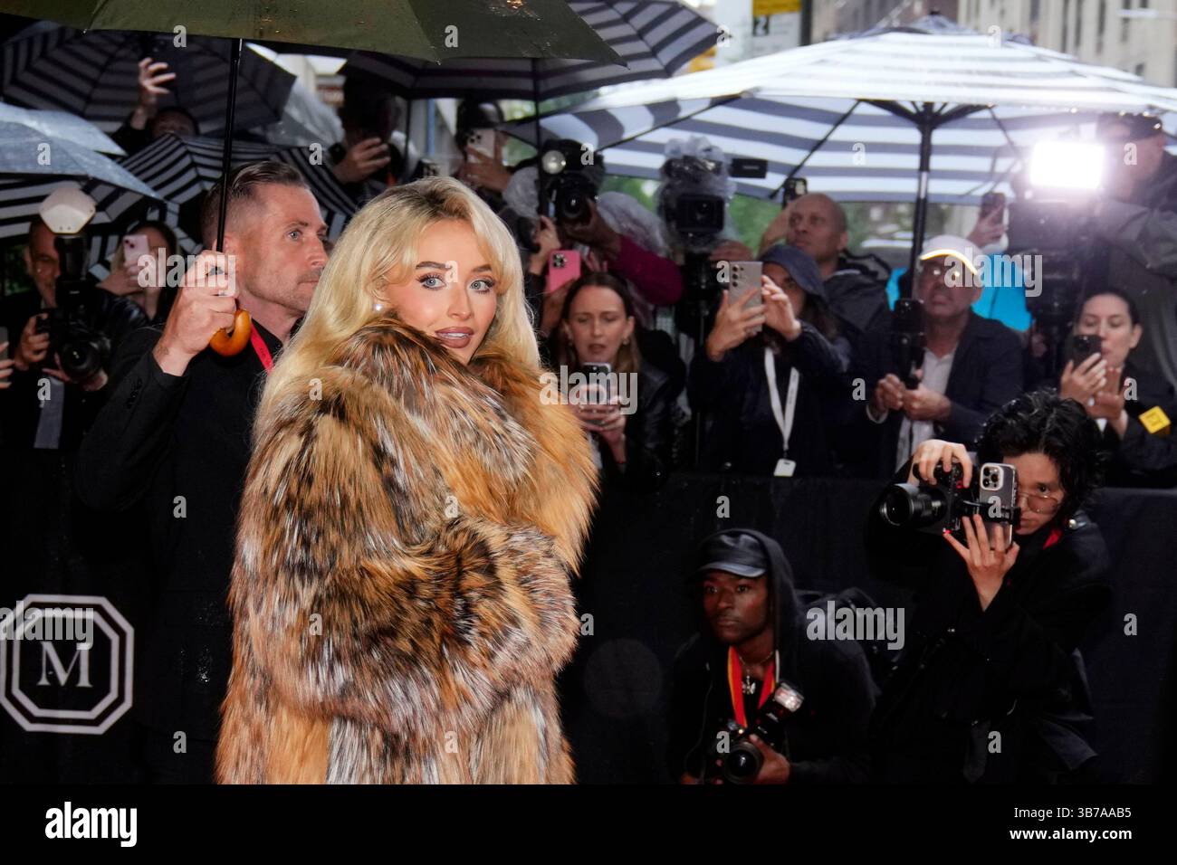 Sabrina Carpenter departs The Mark Hotel prior to attending The ...