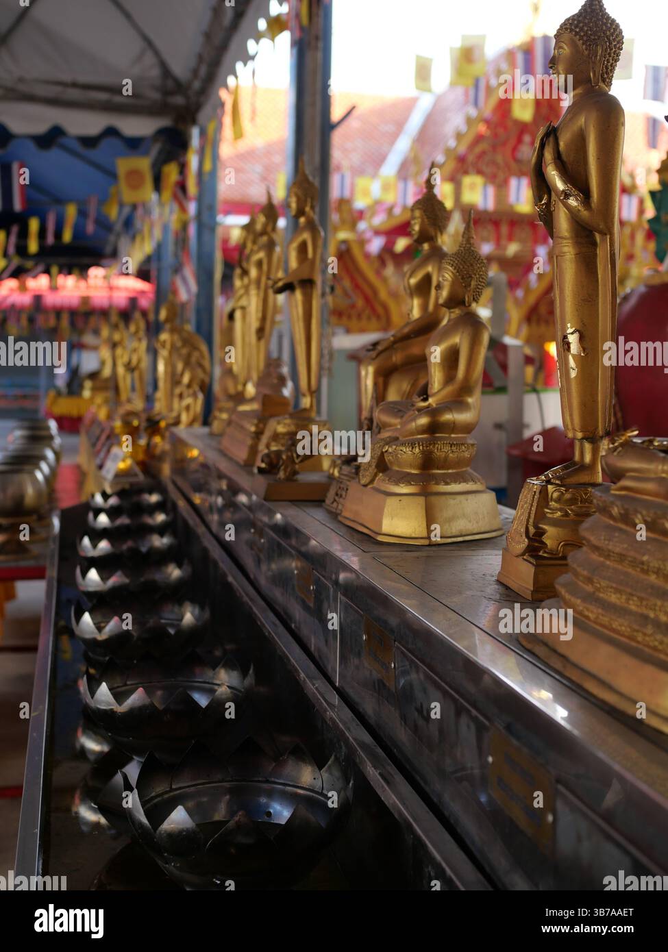 A Buddhist temple located in Bangkok's Sam Wa district. Just a regular ...