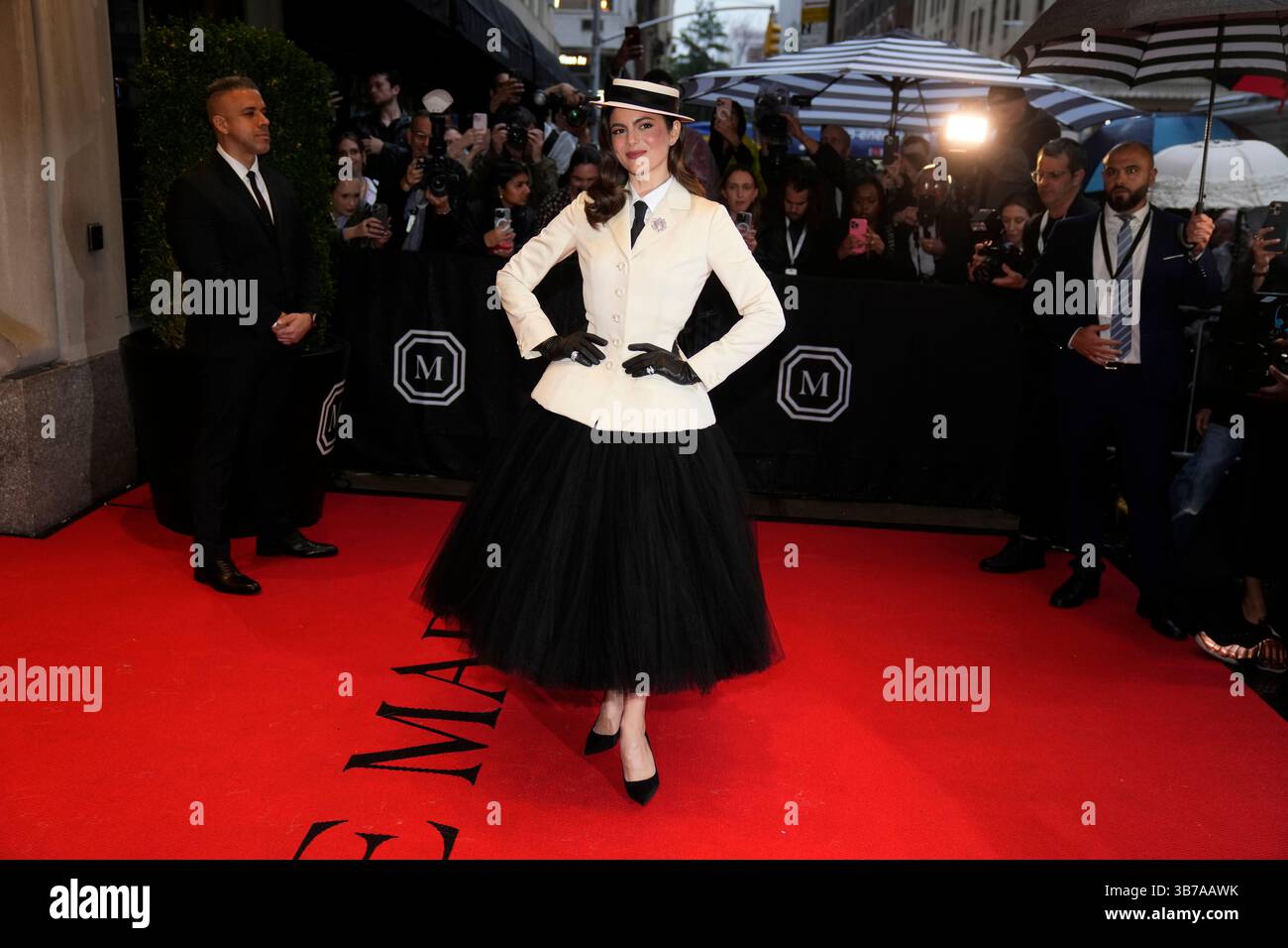 Monica Barbaro departs The Mark Hotel prior to attending The ...