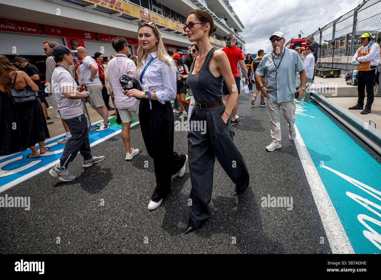 Miami, United States, 04 May 2025, Rebecca Donaldson, Carlos Sainz's ...