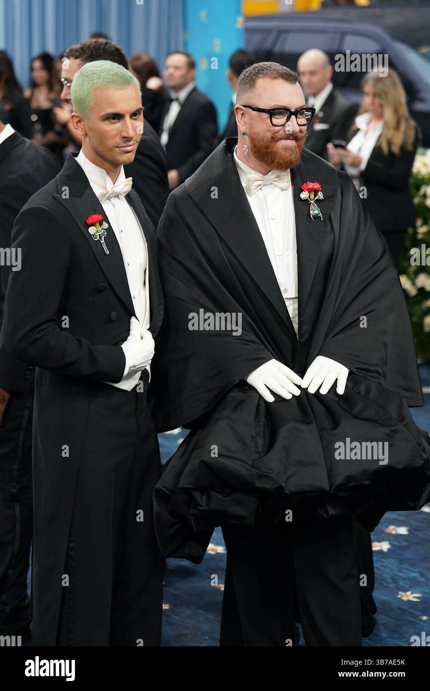 Ny. 05th May, 2025. Christian Cowan, Sam Smith at arrivals for The 2025 ...