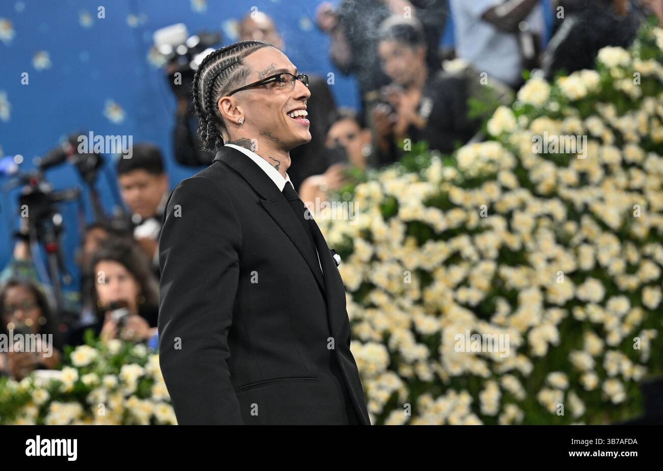 Central Cee attends The Metropolitan Museum of Art's Costume Institute ...