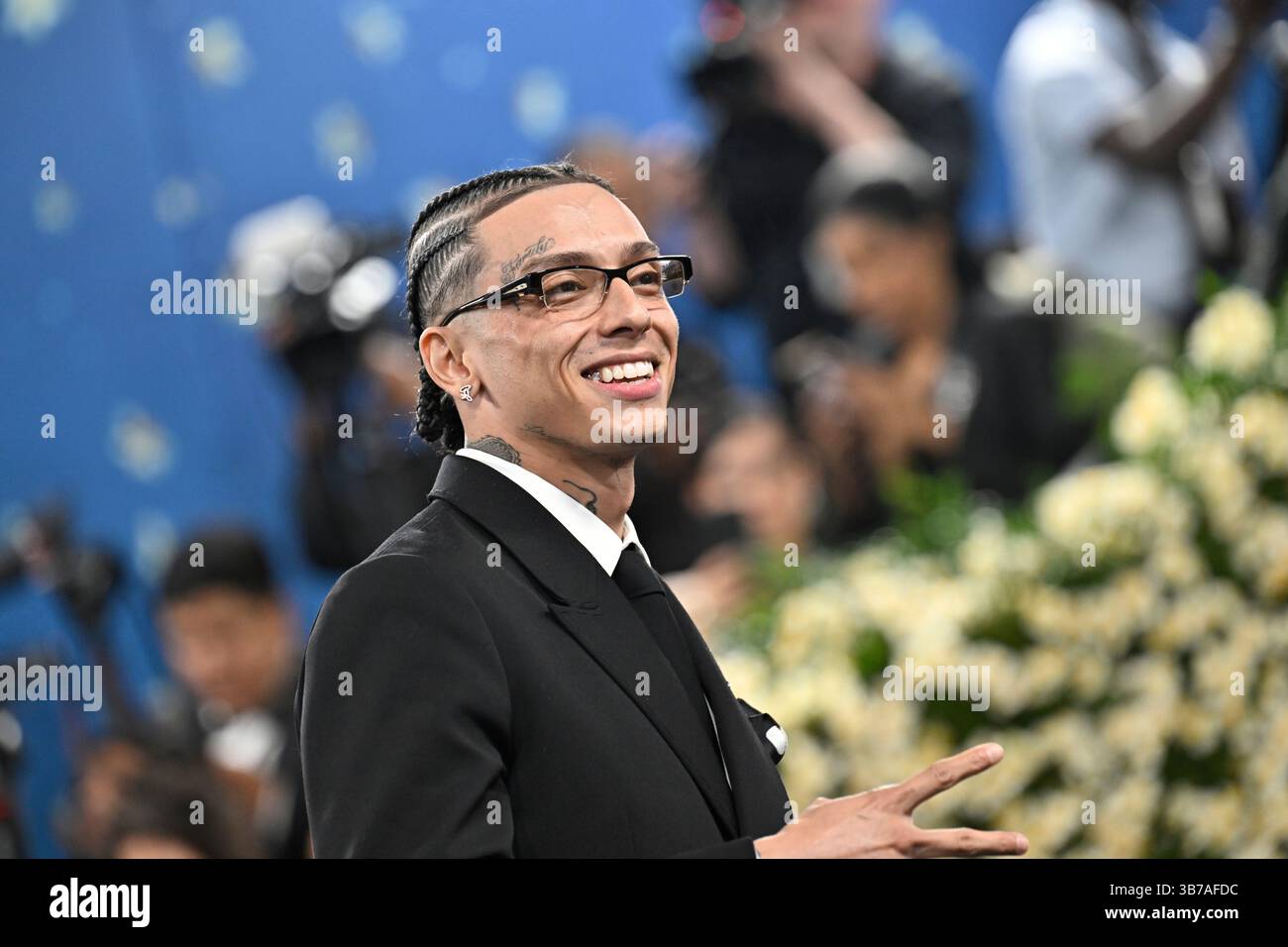 Central Cee attends The Metropolitan Museum of Art's Costume Institute ...