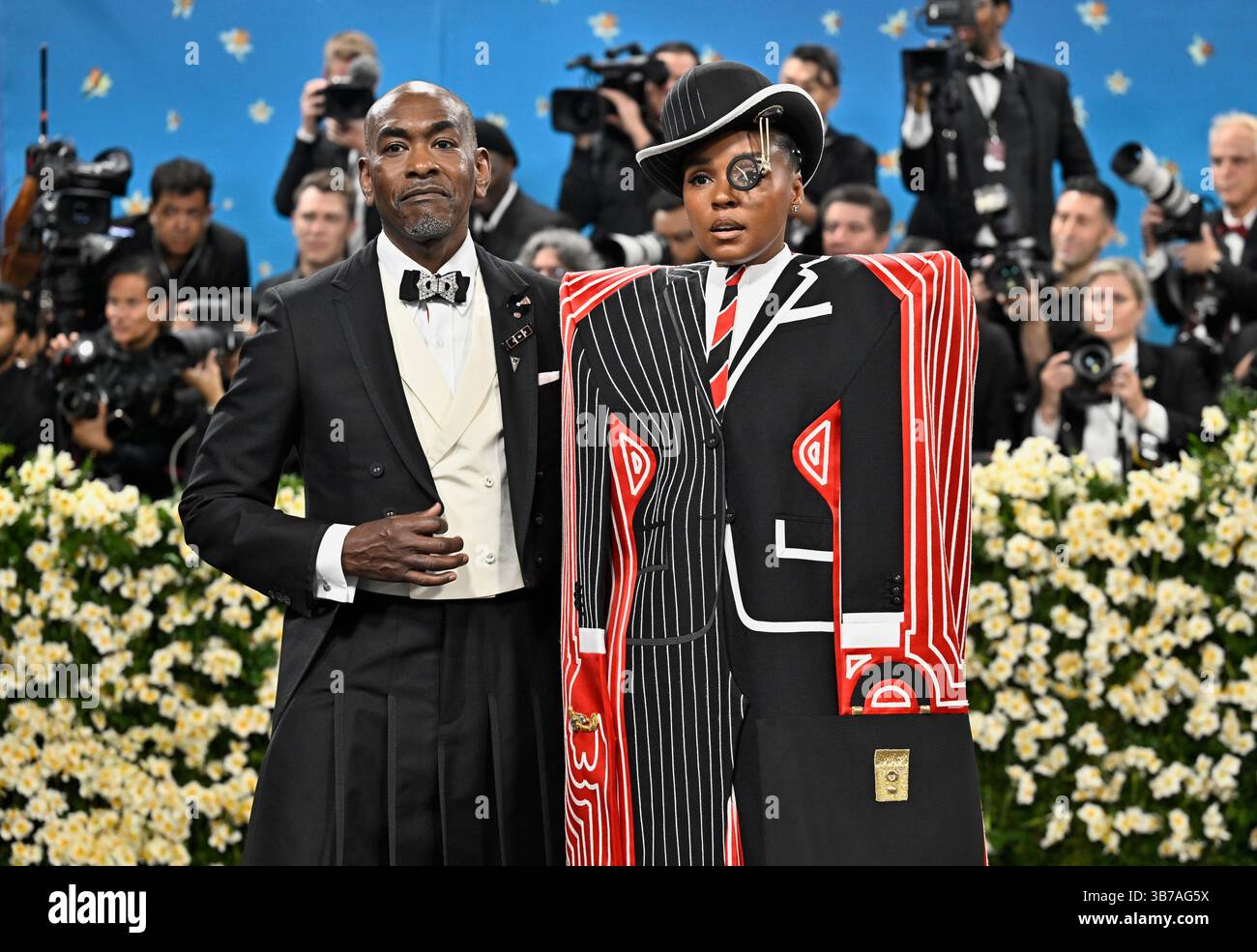 Paul Tazewell, left, and Janelle Monae attend The Metropolitan Museum ...