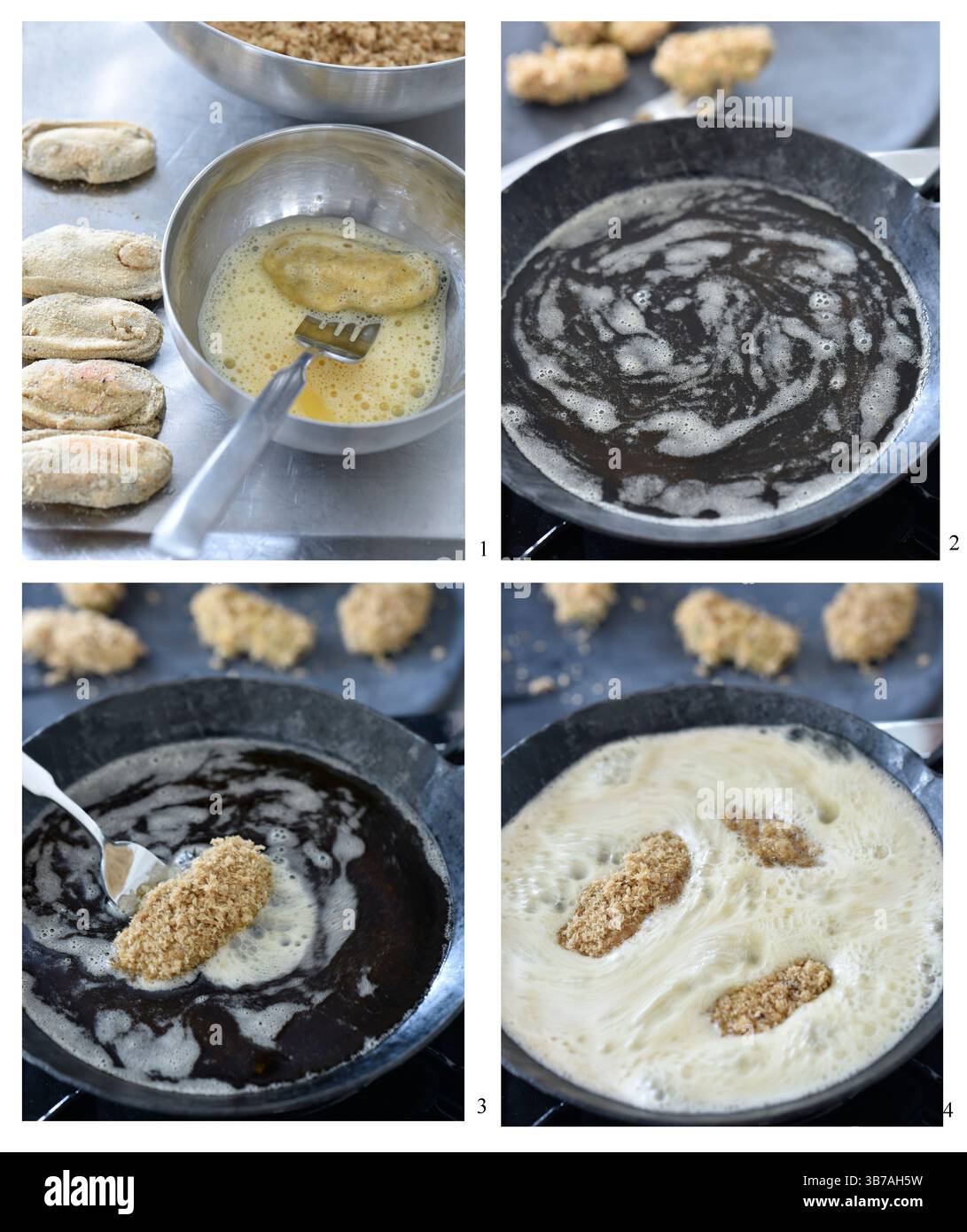 Deep fried breaded mussels hi-res stock photography and images - Alamy