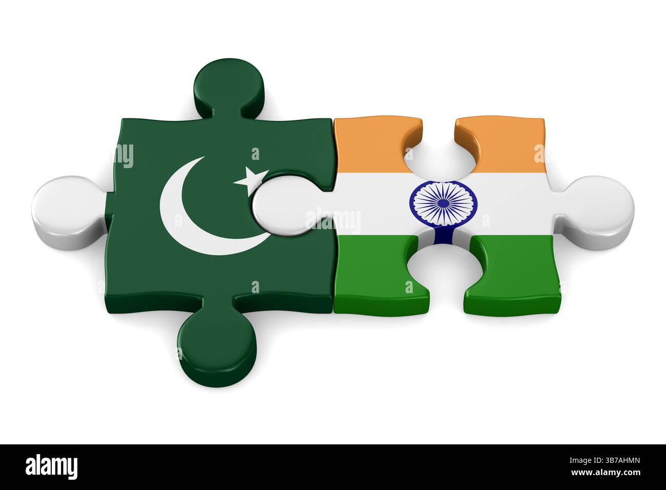 Relationship between India and Pakistan on white background. Isolated ...
