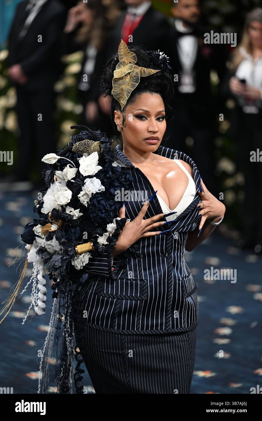 Nicki Minaj attending the Metropolitan Museum of Art Costume Institute ...