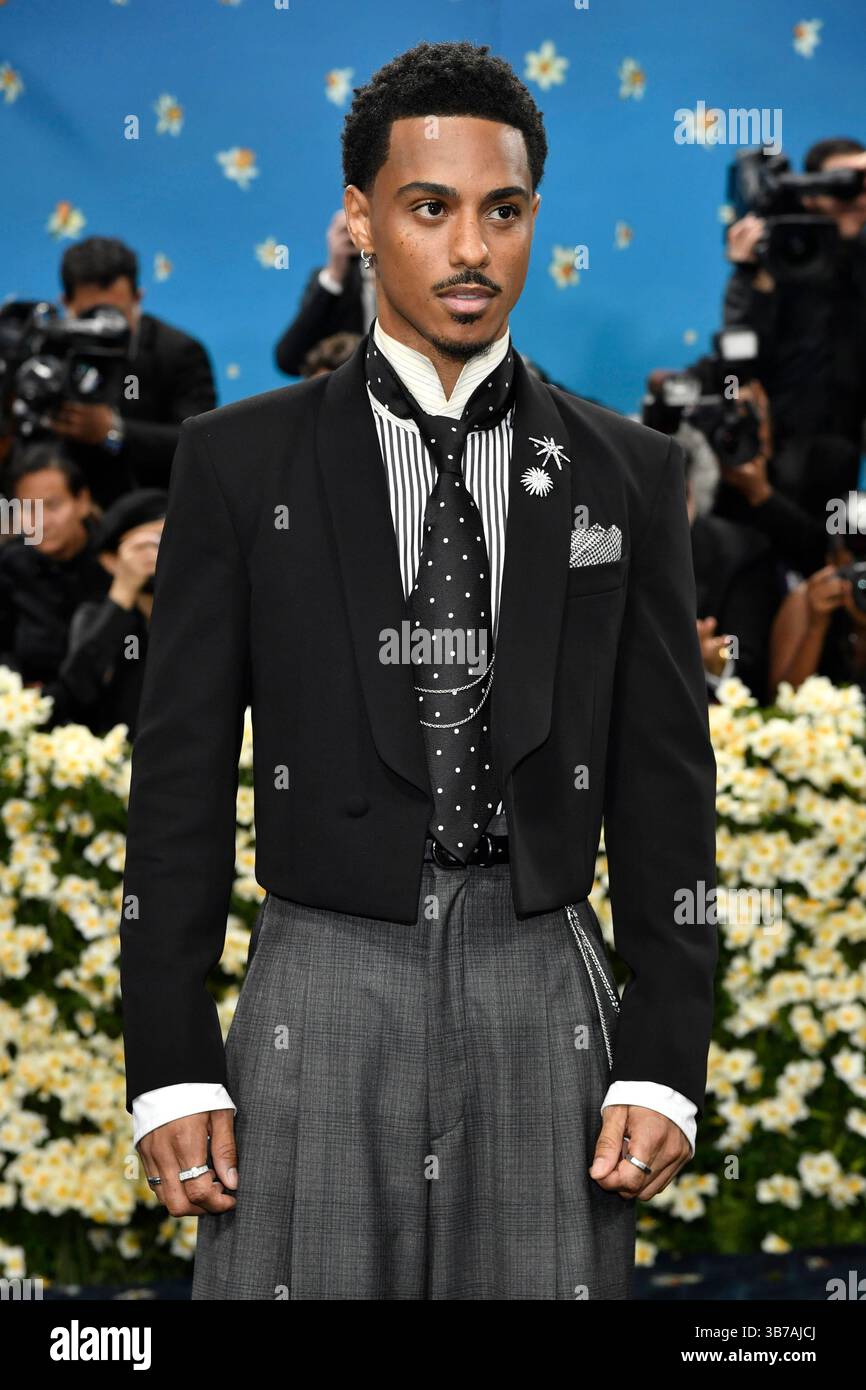 Keith Powers attends The Metropolitan Museum of Art's Costume Institute ...