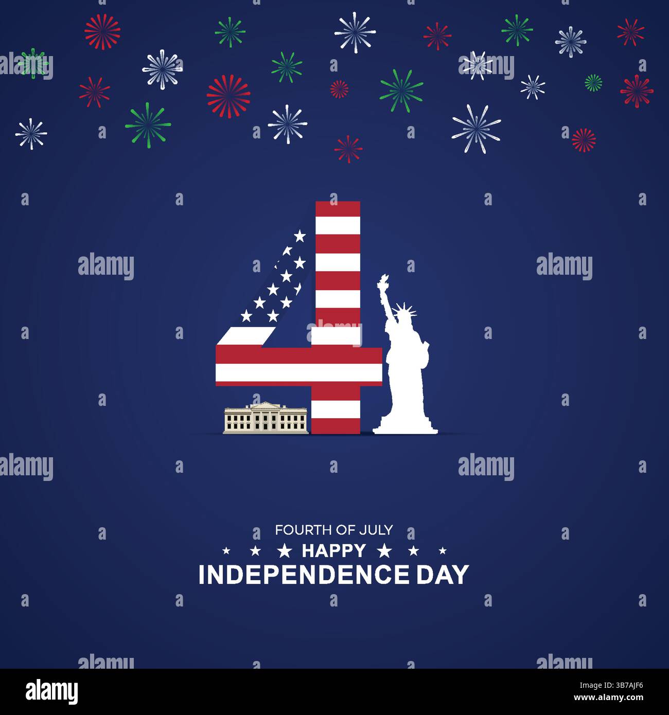 Fourth july symbols usa symbols hi-res stock photography and images - Alamy