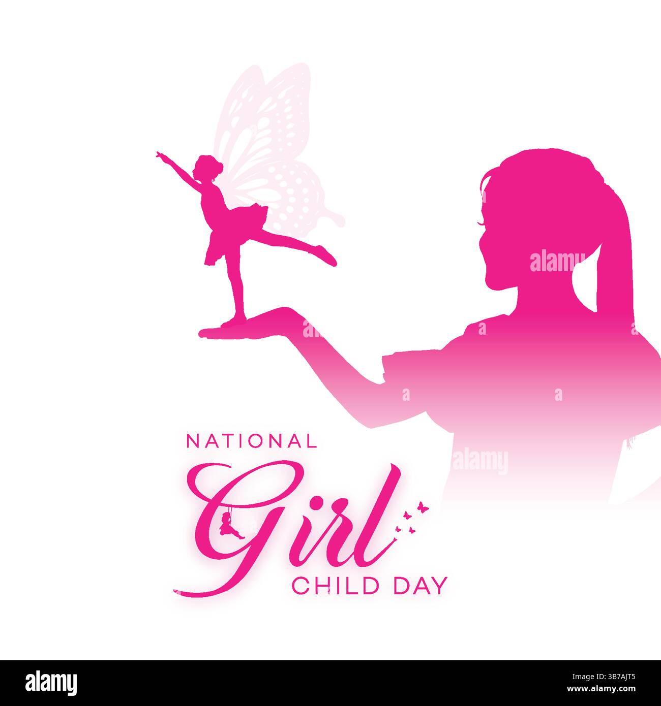 Child butterfly hand Stock Vector Images - Alamy