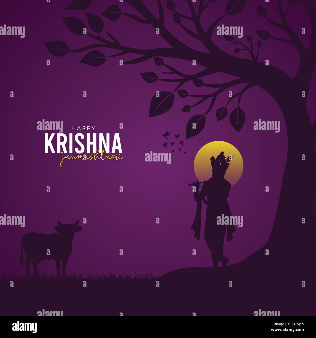 Sacred krishna Stock Vector Images - Alamy