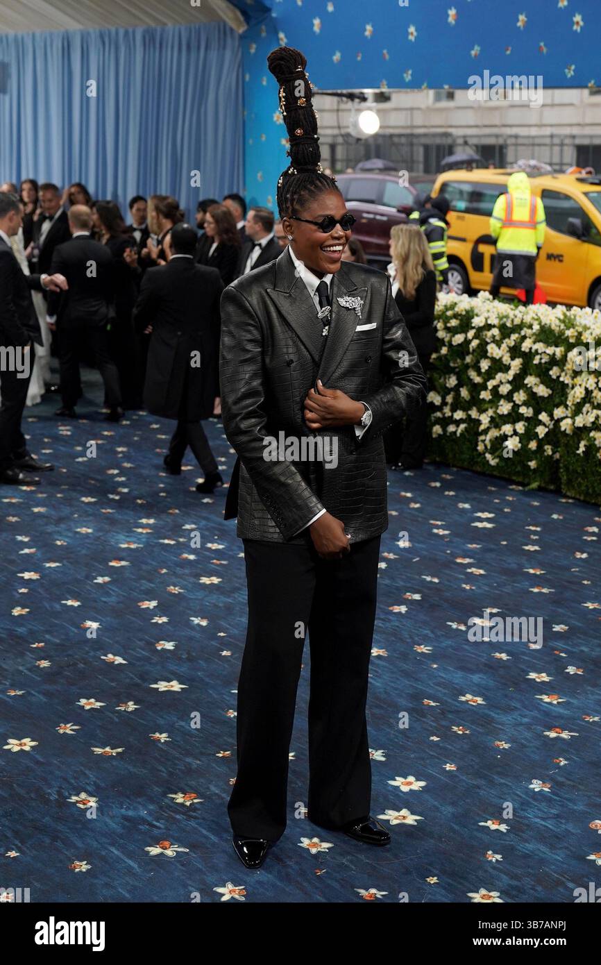 Jonquel Jones at arrivals for The 2025 Costume Institute Exhibition ...