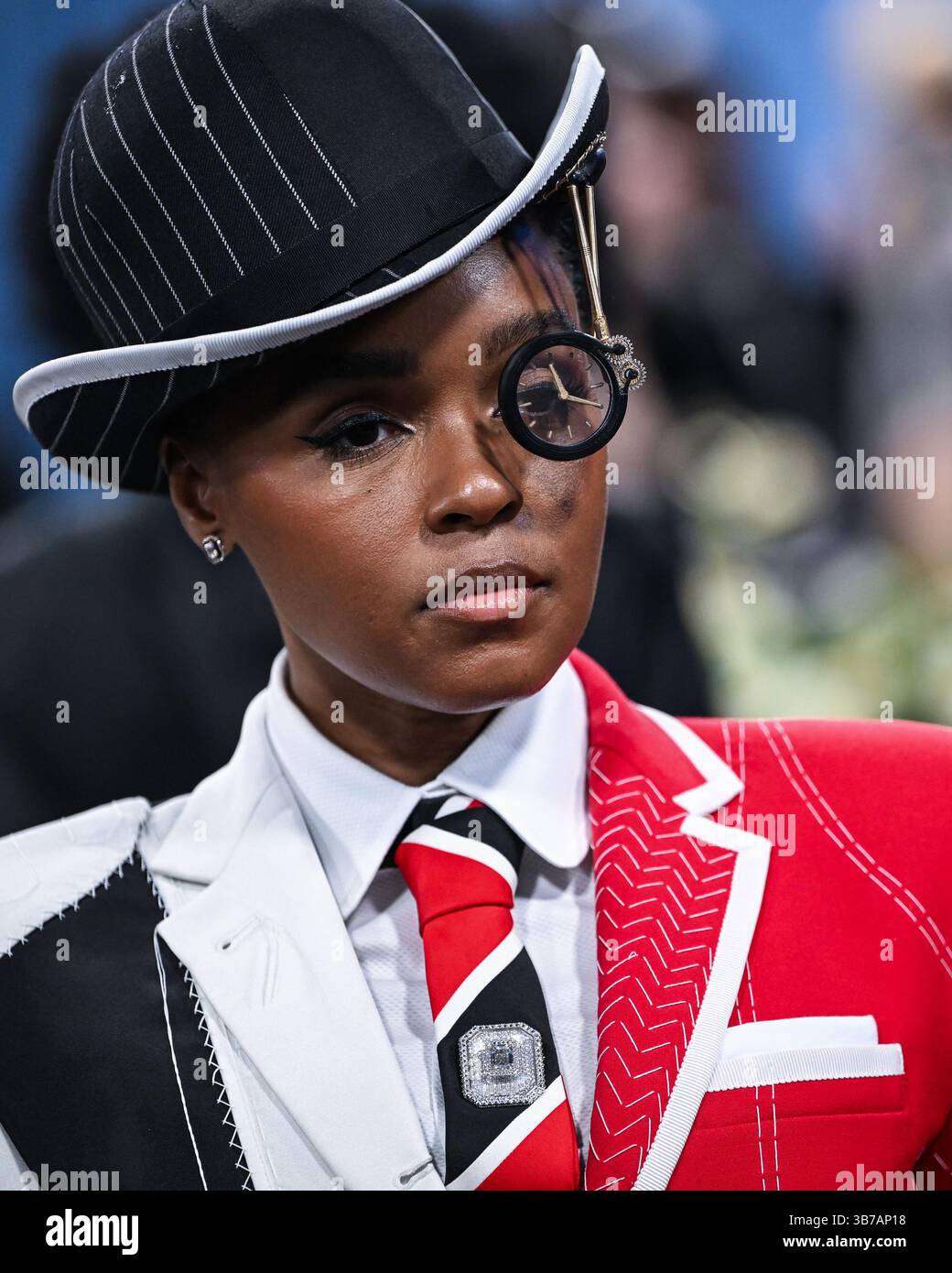 New York, USA. 05th May, 2025. Janelle Monae walking on the red carpet ...