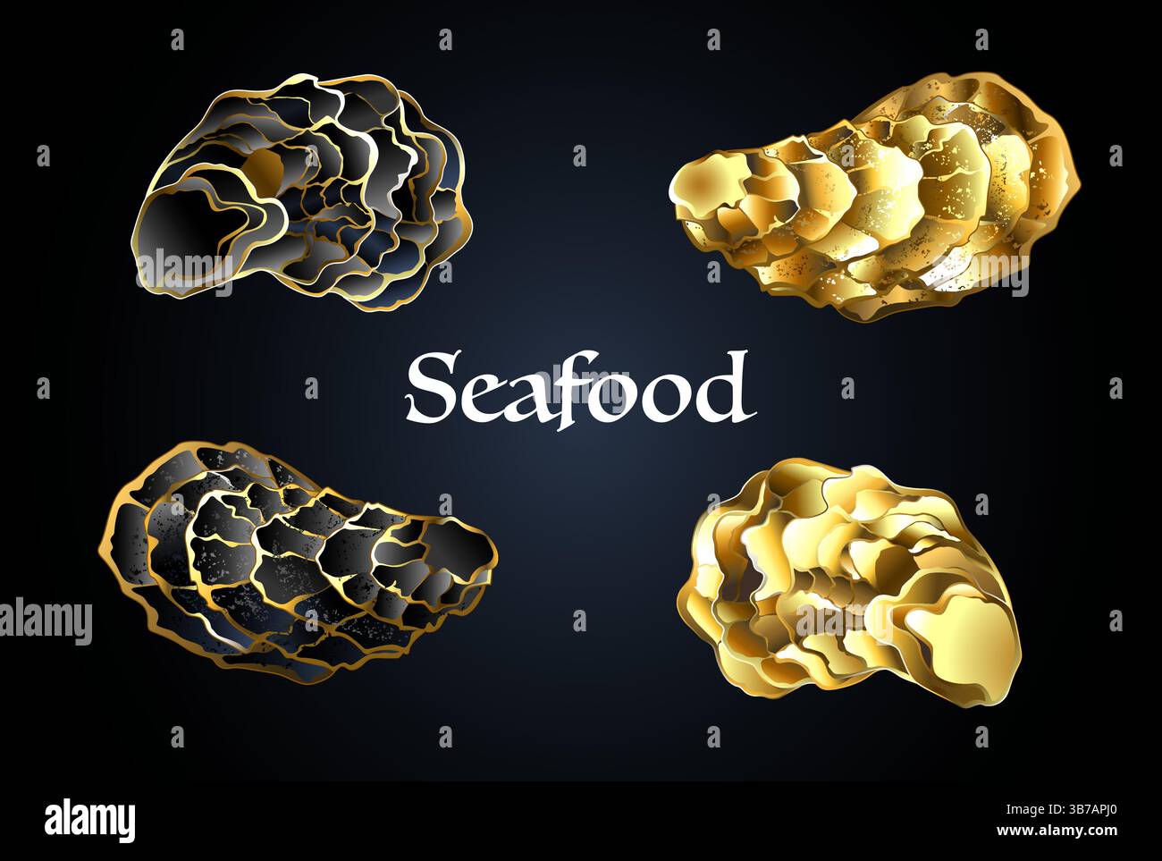 Shiny shells Stock Vector Images - Alamy