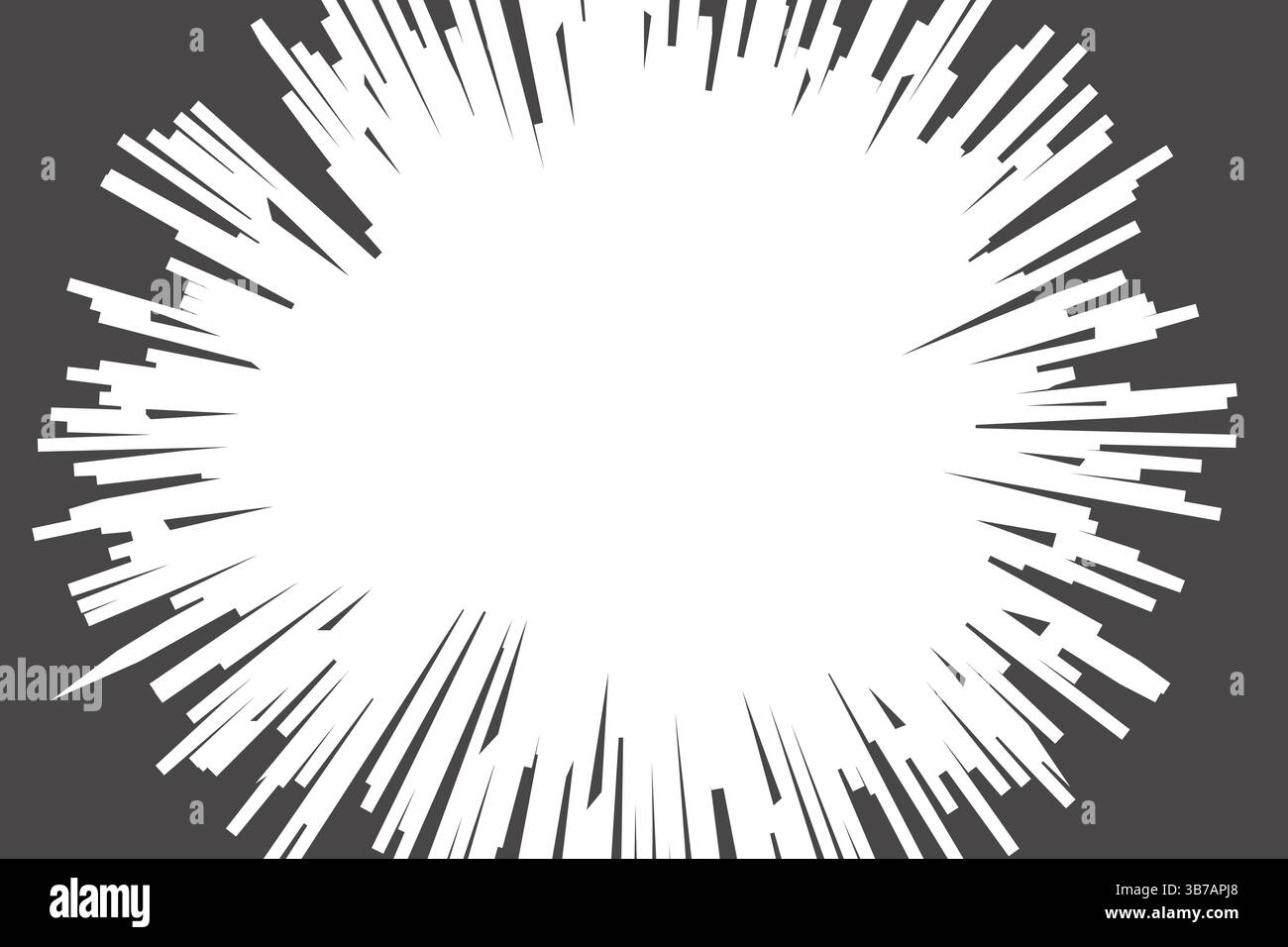 Manga speed lines effect. Anime comic radial burst background. Light ...
