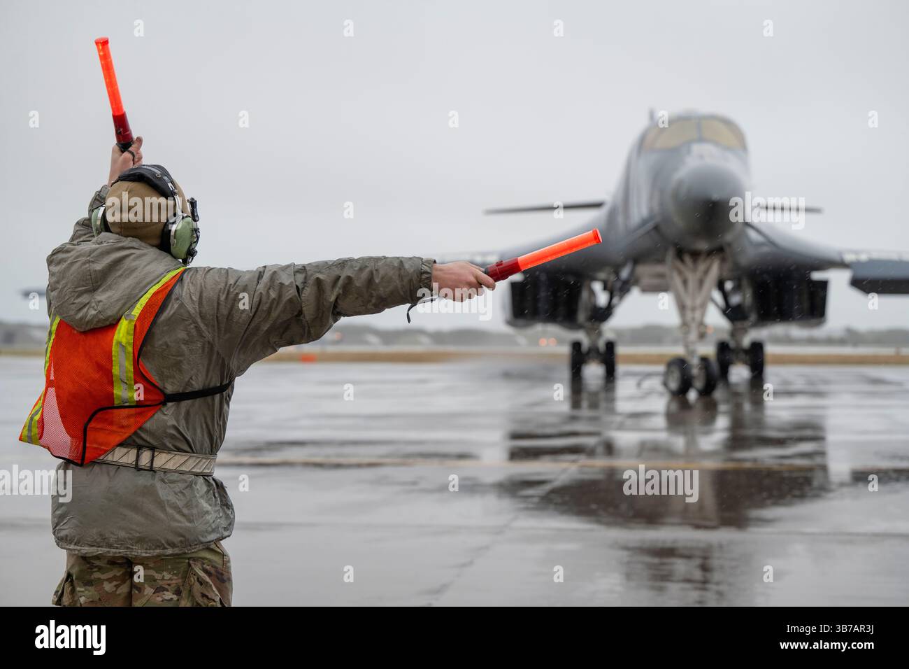 U.S. Air Force Senior Airman Sebastian Kitt, 9th Expeditionary Bomb ...