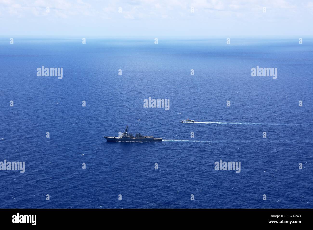STRAITS OF FLORIDA (May 2, 2025) The Arleigh Burke-class guided-missile ...