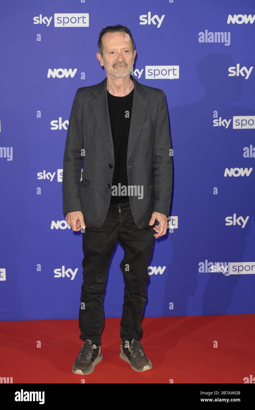 Rome, Italy. 05th May, 2025. Rocco Papaleo attends the red carpet of ...