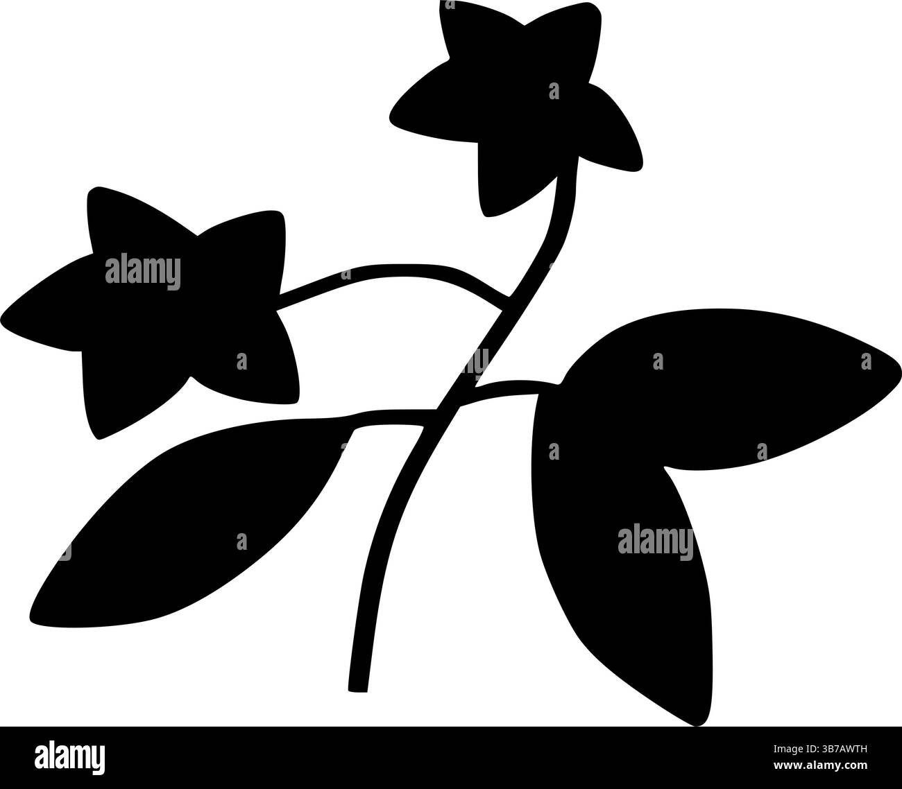 Frangipani silhouette set isolated on a transparent background ...