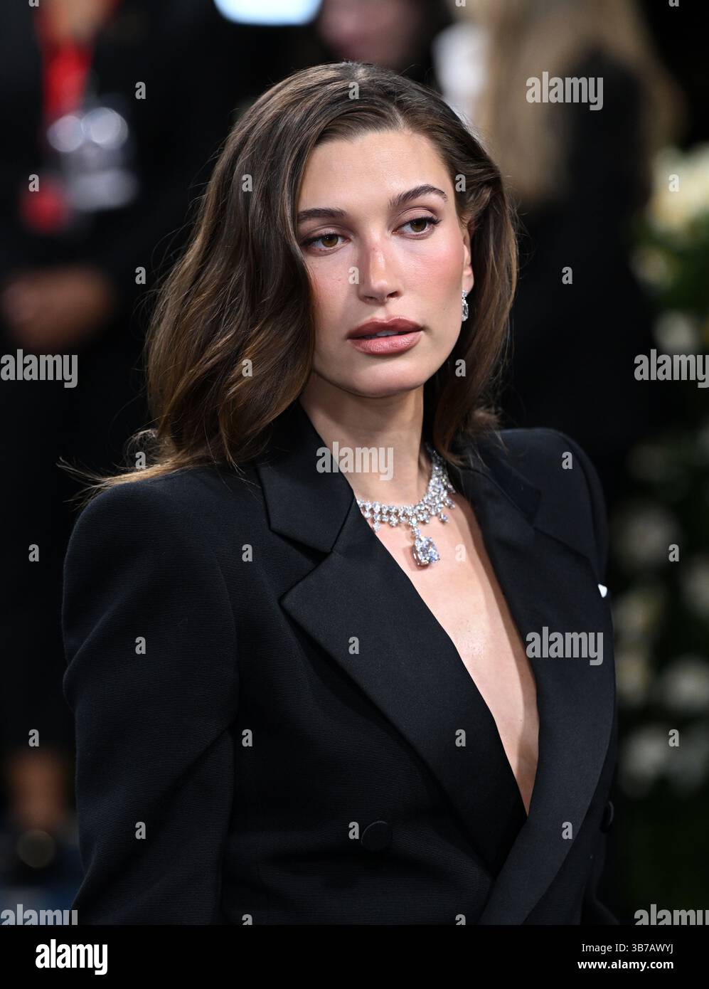 New York, USA. May 5th, 2025. Hailey Bieber at the 2025 Costume ...