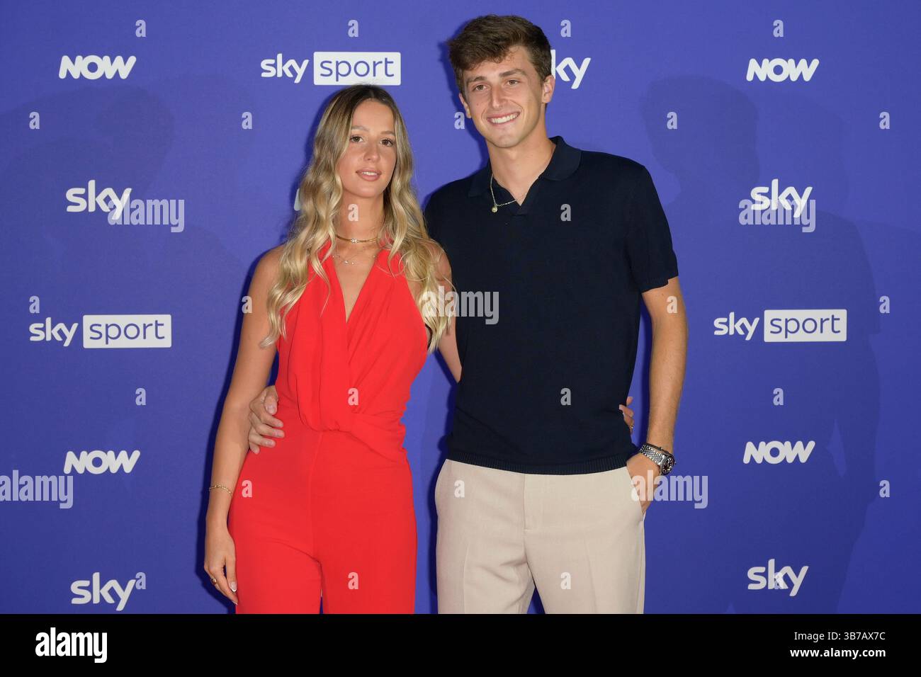 Rome, Italy. 05th May, 2025. Marta (l) and Luca Nardi (r) attend the ...