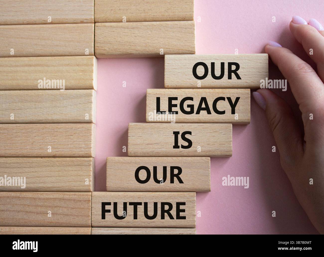 Our Legacy is our Future symbol. Concept words Our Legacy is our Future ...