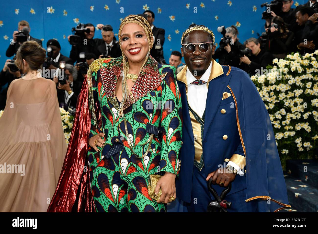 Laurie A. Cumbo, left, and Bobby Digi Olisa attend The Metropolitan ...