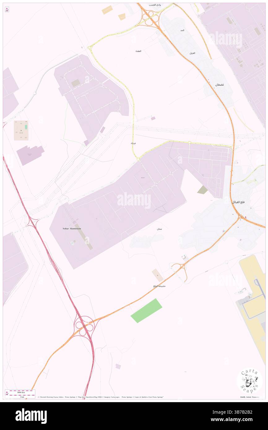 Mantaqat Suhar as Sinaiyah, OM, Oman, Al Batinah North, N 24 25' 46 ...