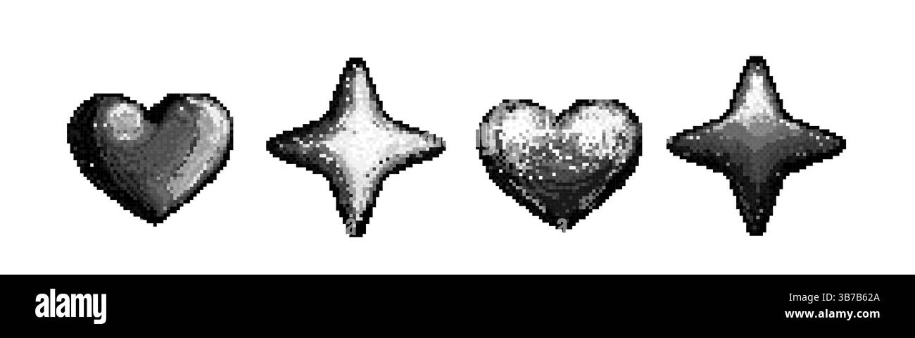 Pixel indicators Cut Out Stock Images & Pictures - Alamy