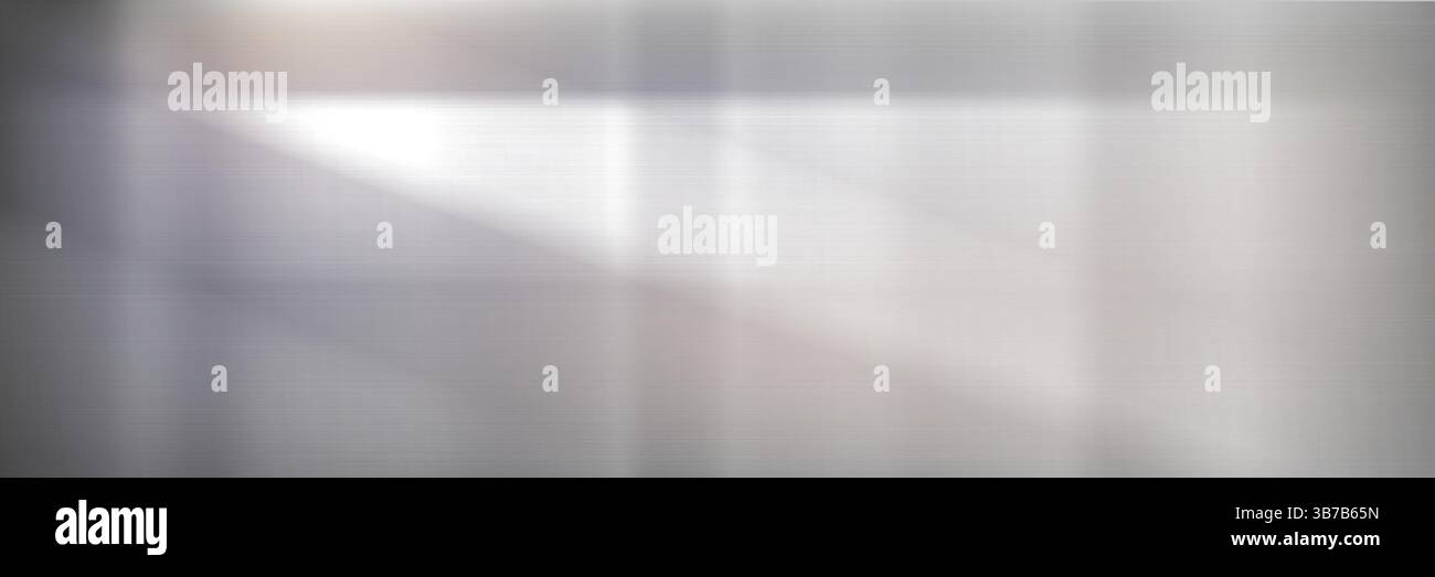 Mirror metal gradient - abstract silver background. Shiny chrome ...