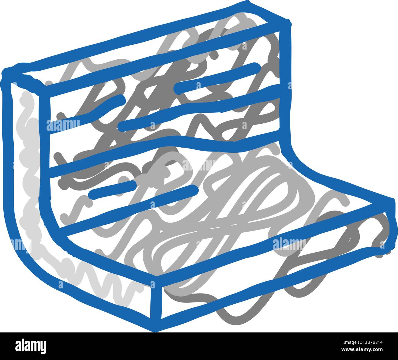 steel metal profile icon doodle illustration Stock Vector Image & Art ...