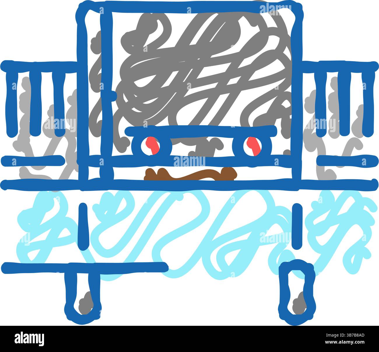 bulk handling system icon doodle illustration Stock Vector Image & Art ...