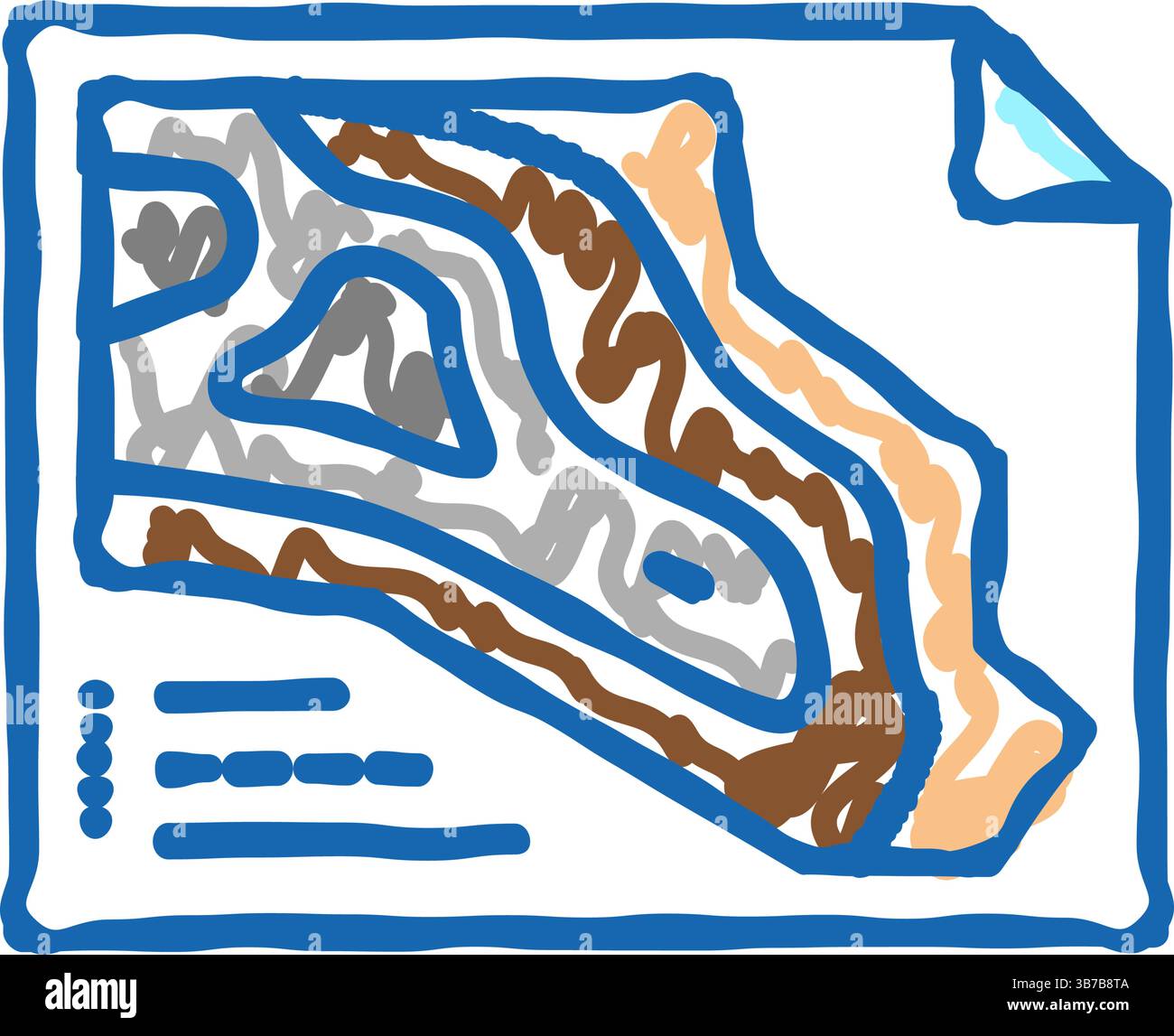 engineering and design quarry mining icon doodle illustration Stock ...