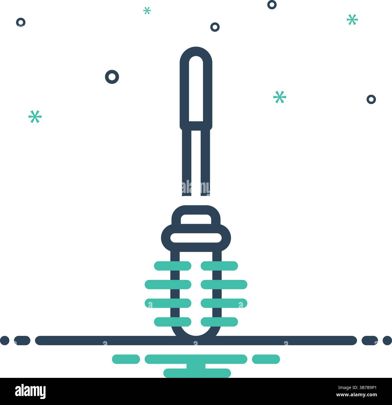 Icon for toilet brush, toilet Stock Vector Image & Art - Alamy