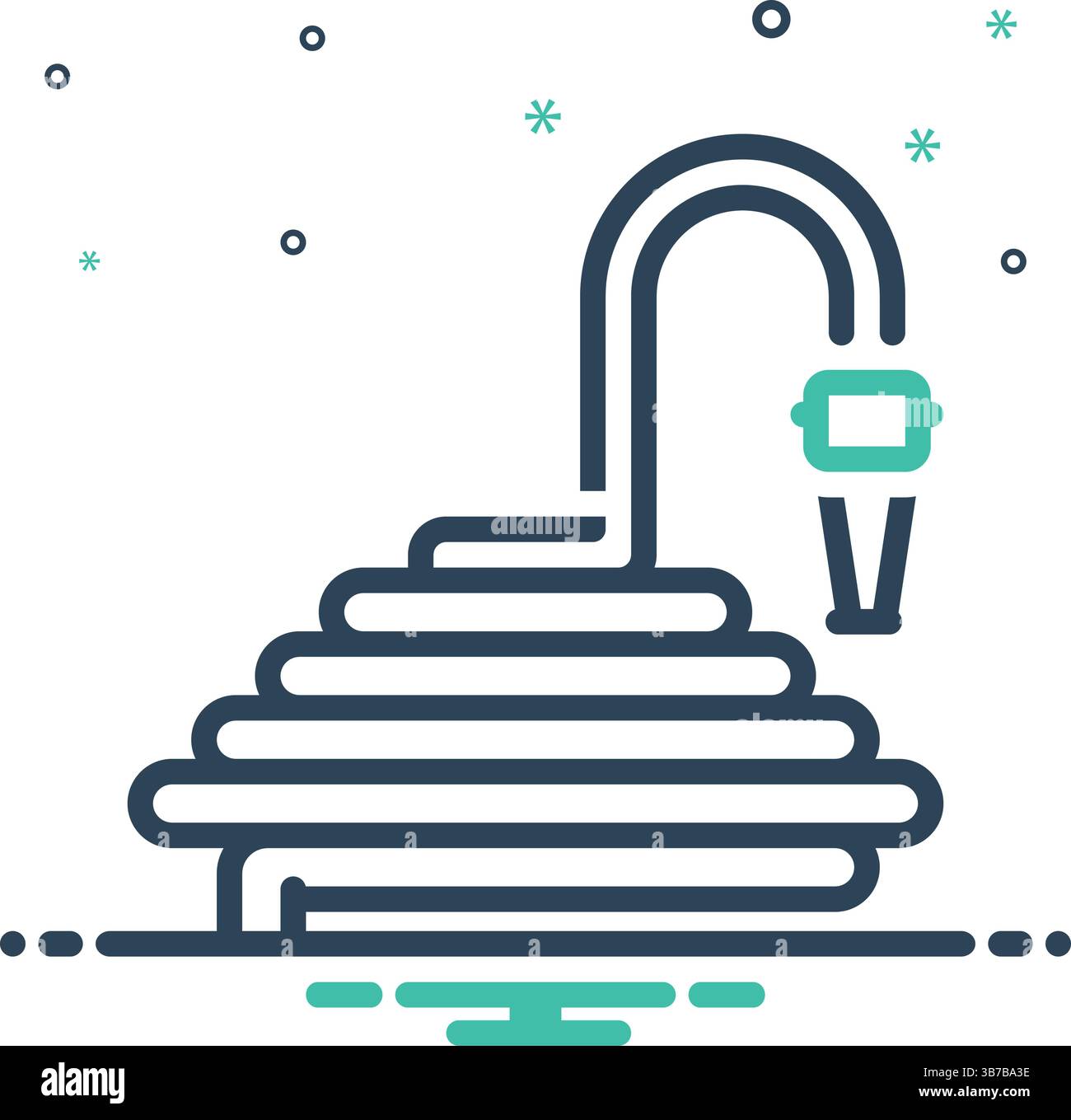 Hose flow Stock Vector Images - Alamy