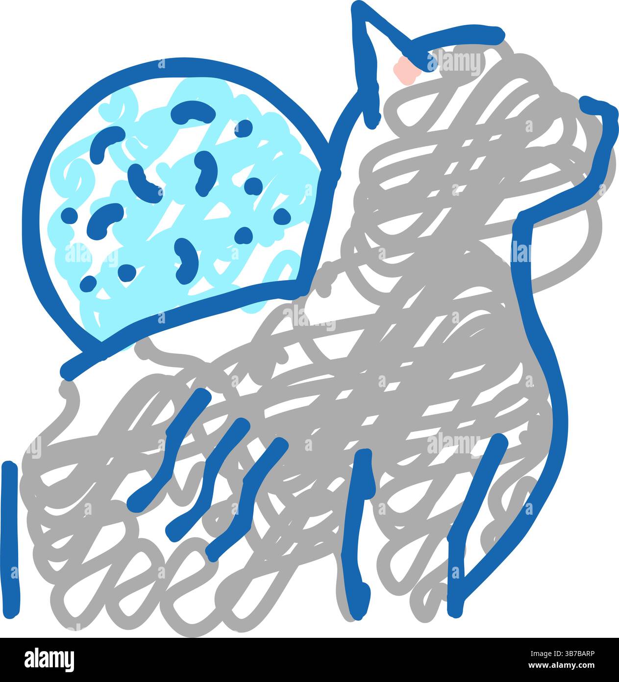 cat scratch disease icon doodle illustration Stock Vector Image & Art ...