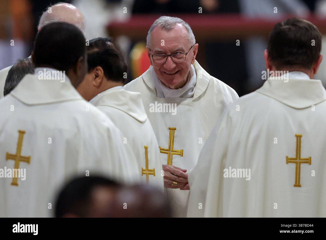 Cardinal Pietro Parolin. Cardinal Fernandez Artime, Pro-Prefect of the ...