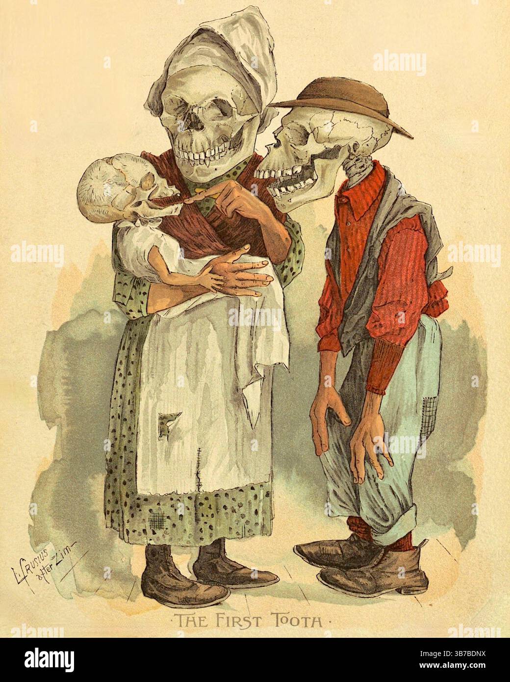 Louis Crucius - The First Tooth - 1897 Stock Photo - Alamy
