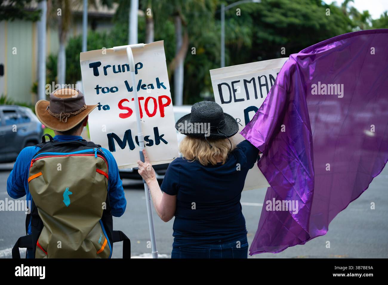 Crowd Descends on Hawaii State Capitol in Protest Against President ...