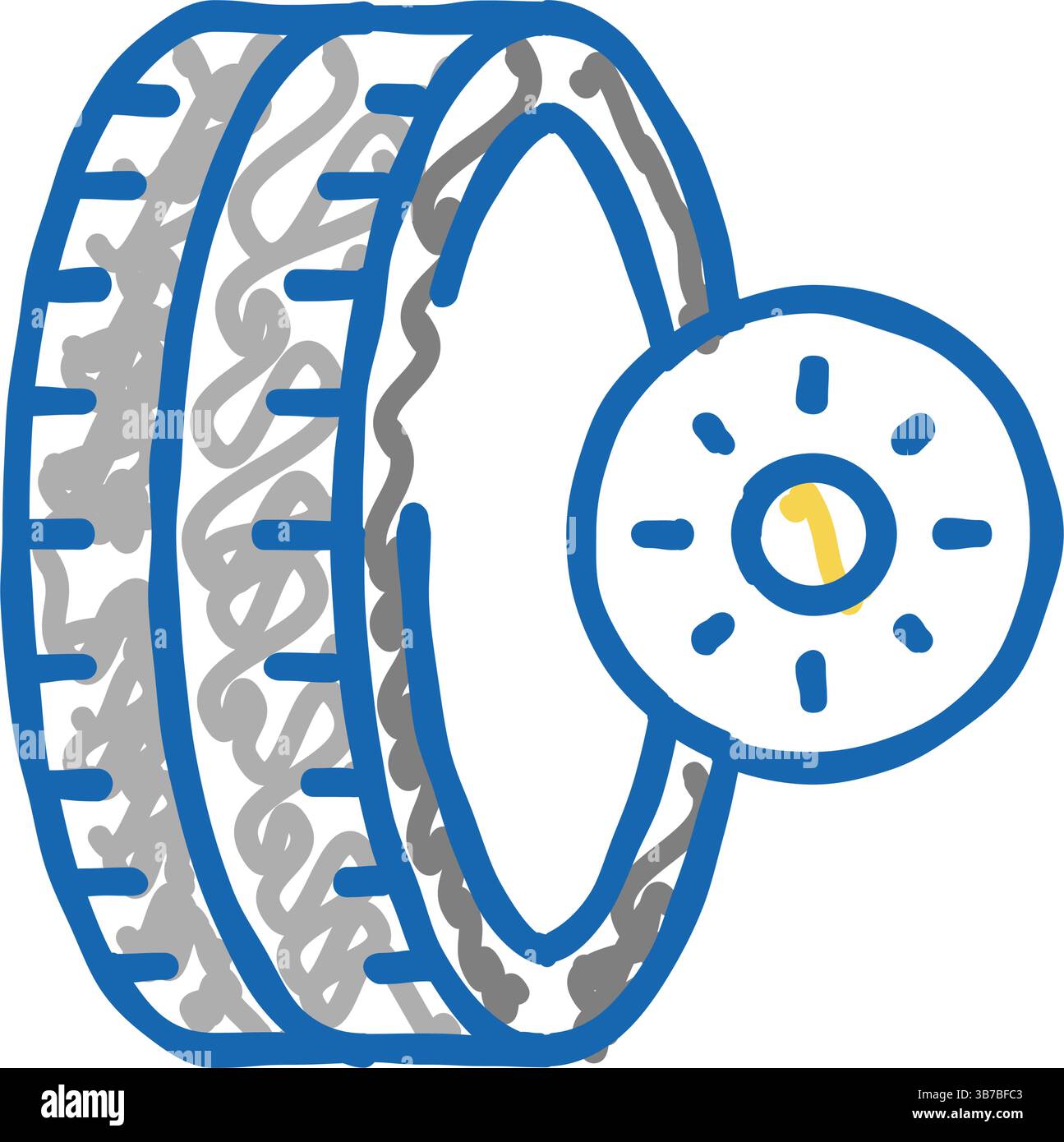 summer season tires icon doodle illustration Stock Vector Image & Art ...