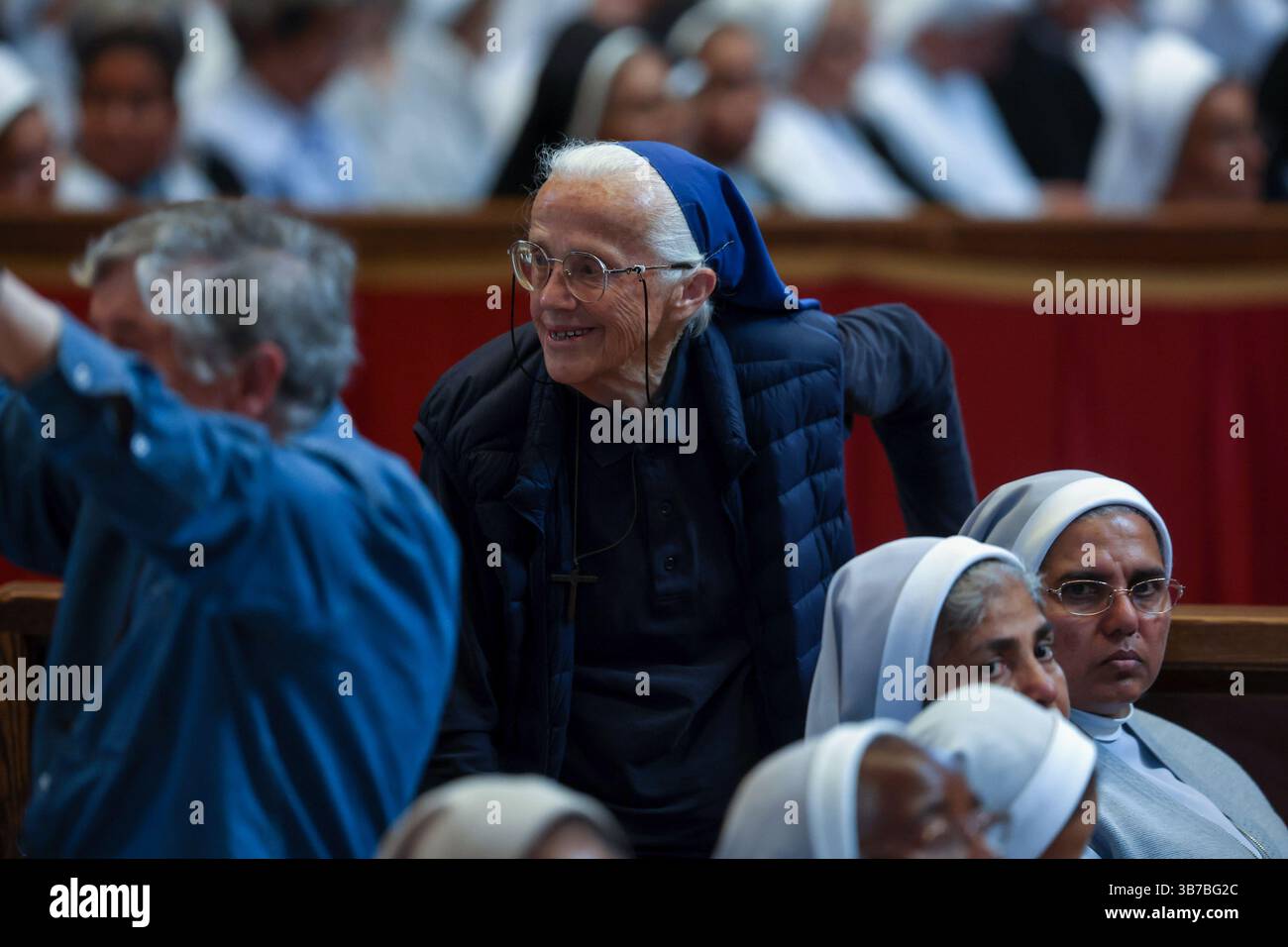 Rome, Italy. 3rd May, 2025. Suor Genevieve Jeanningros. Cardinal ...