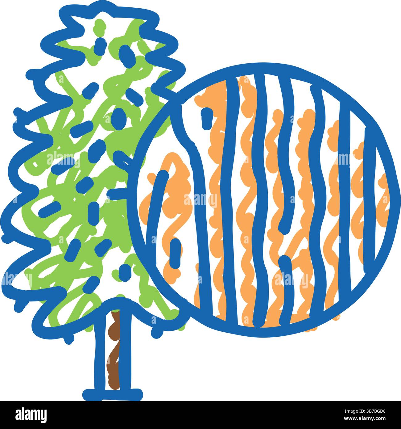 Hemlock tree leaves Cut Out Stock Images & Pictures - Alamy