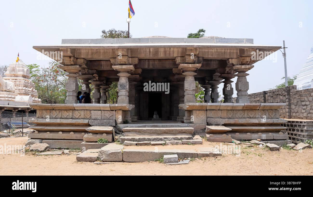 Front view of Shri Ketheshwara Temple in the campus of Shri Someshwara ...