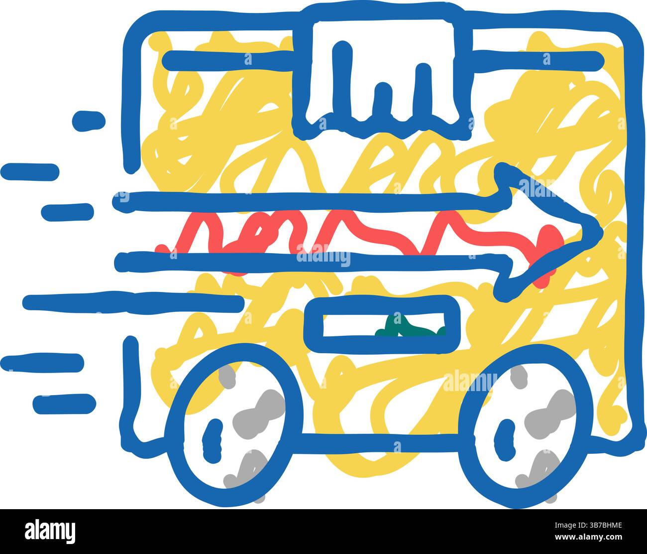express delivery icon doodle illustration Stock Vector Image & Art - Alamy