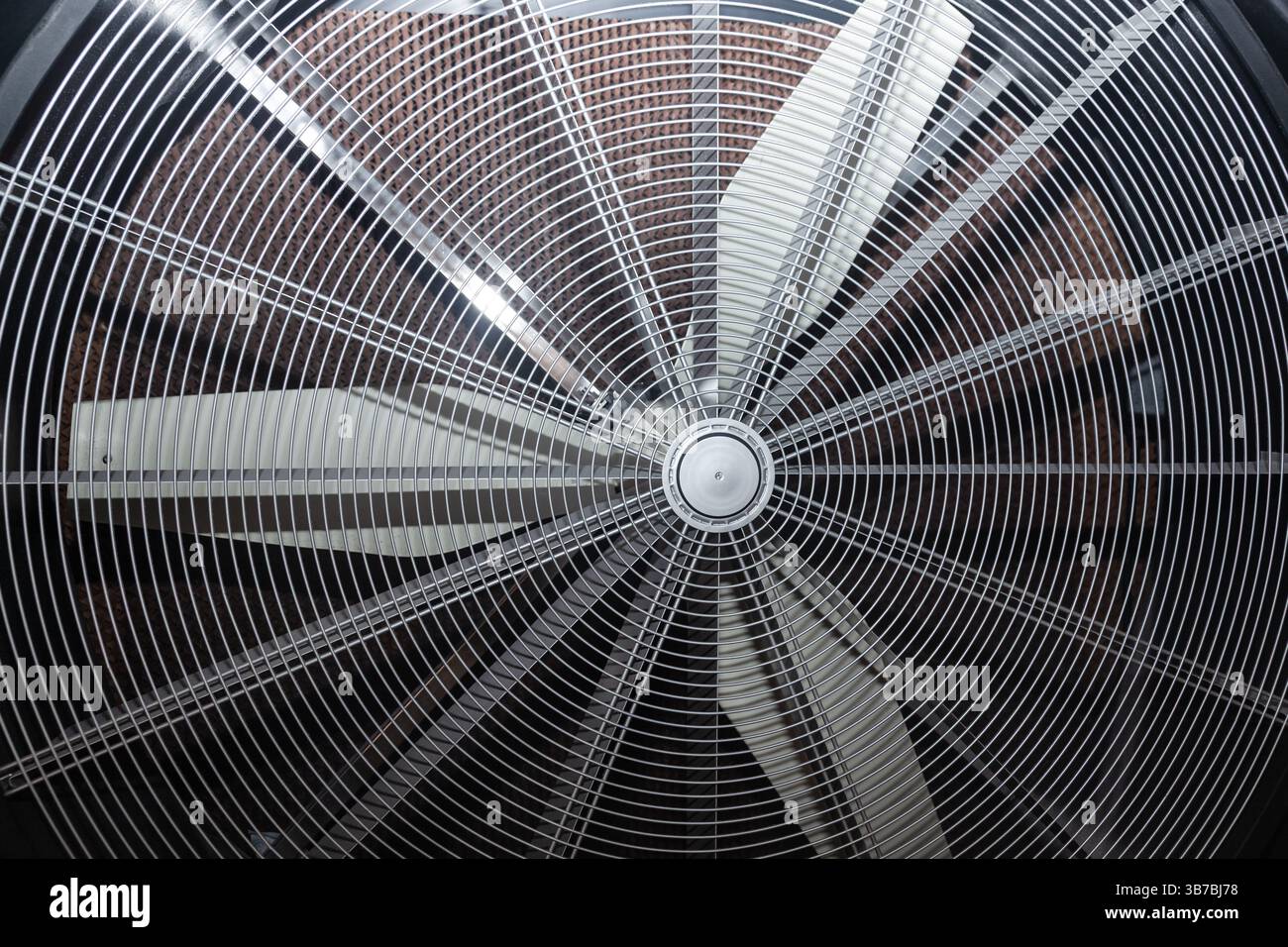 External fan of the air conditioner unit Stock Photo - Alamy